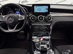 Blue Mercedes-Benz GLC 350 2017 in Vilnius, with an engine capacity of 1.99 L and mileage of 183 thousand km for 15900 €, photo 17 on AUTOMOTO.COM.LV