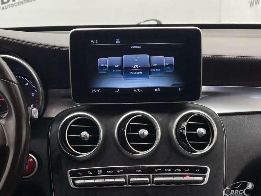 Blue Mercedes-Benz GLC 350 2017 in Vilnius, with an engine capacity of 2.99 L and mileage of 150 thousand km for 27900 €, photo 18 on AUTOMOTO.COM.LV