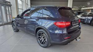Blue Mercedes-Benz GLC 350 2018 in Marijampole, with an engine capacity of 2.99 L and mileage of 177 thousand km for 26999 €, photo 4 on AUTOMOTO.COM.LV