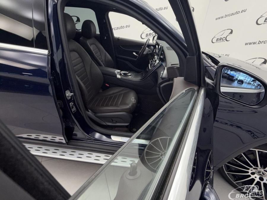 Синий Мерседес GLC 350 2018 в Авиженяй, объемом двигателя 3.00 л и пробегом 203 тыс. км за 21900 €, фото 10 на AUTOMOTO.COM.LV
