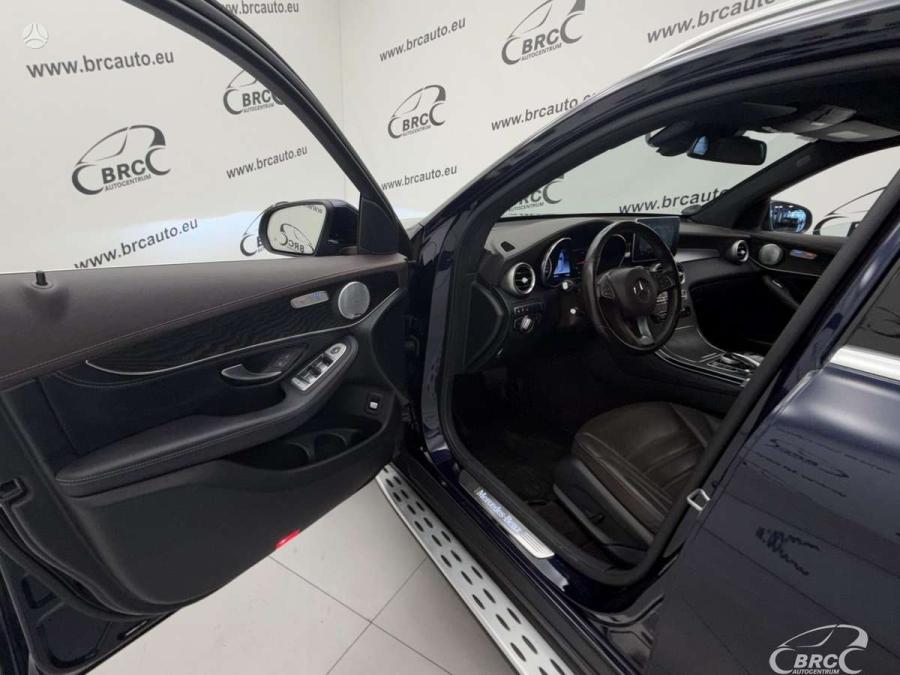 Синий Мерседес GLC 350 2018 в Вильнюс, объемом двигателя 2.99 л и пробегом 203 тыс. км за 19900 €, фото 23 на AUTOMOTO.COM.LV
