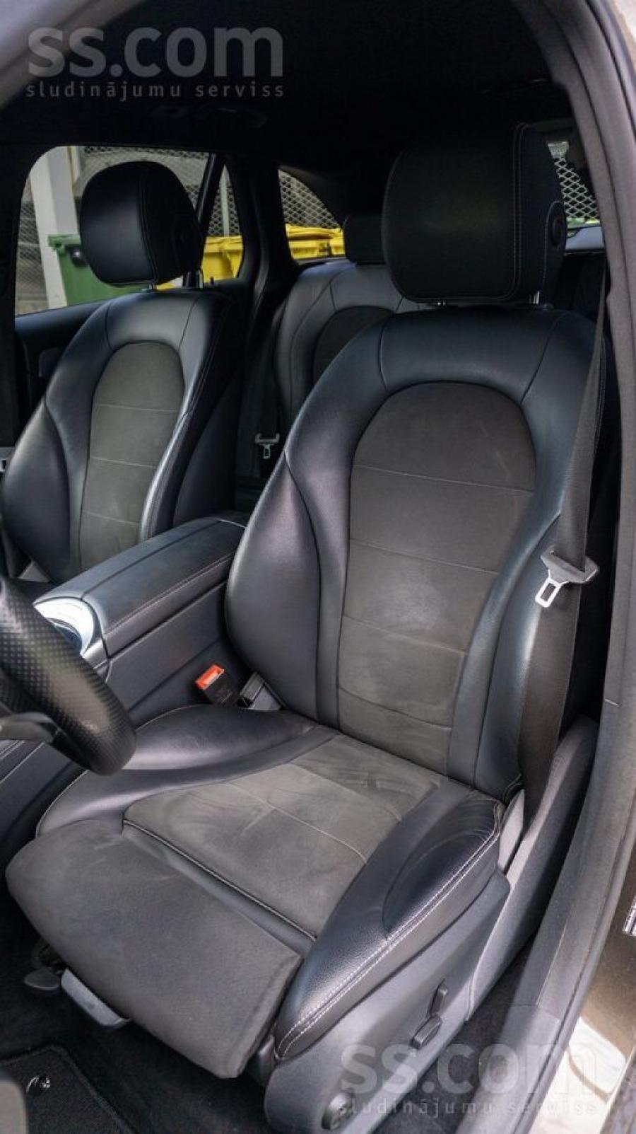 Brown Mercedes-Benz GLC 350 2017 in Riga, with an engine capacity of 2.00 L and mileage of 258 thousand km for 16990 €, photo 25 on AUTOMOTO.COM.LV