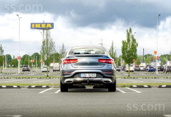 Grey Mercedes-Benz GLC 350 2017 in Riga, with an engine capacity of 2.00 L and mileage of 198 thousand km for 21990 €, photo 7 on AUTOMOTO.COM.LV