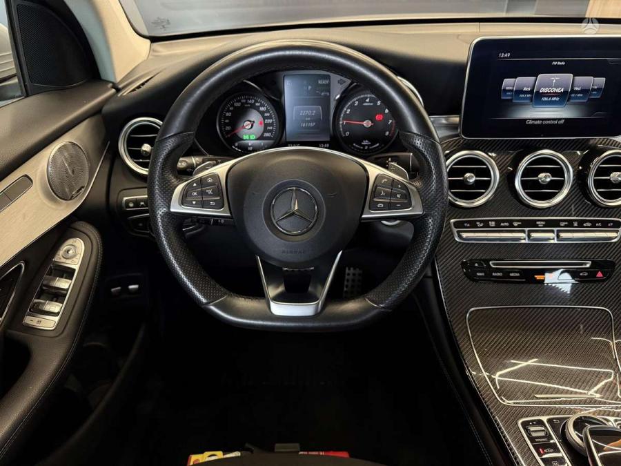 Pelēks Mercedes-Benz GLC 350 2016 Kauņa, ar dzinēja tilpumu 1.99 L un nobraukumu 161 tūkst. km par 21990 €, foto 15 vietnē AUTOMOTO.COM.LV