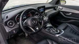 Grey Mercedes-Benz GLC 350 2017 in Riga, with an engine capacity of 2.00 L and mileage of 196 thousand km for 18990 €, photo 10 on AUTOMOTO.COM.LV