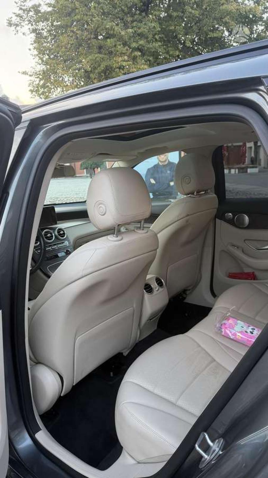 Grey Mercedes-Benz GLC 350 2019 in Klaipeda, with an engine capacity of 1.99 L and mileage of 56 thousand km for 23750 €, photo 16 on AUTOMOTO.COM.LV