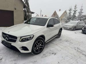 White Mercedes-Benz GLC 350 2018 in Kelme, with an engine capacity of 2.99 L and mileage of 115 thousand km for 29999 €, photo  on AUTOMOTO.COM.LV