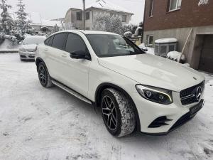 White Mercedes-Benz GLC 350 2018 in Kelme, with an engine capacity of 2.99 L and mileage of 115 thousand km for 29999 €, photo 2 on AUTOMOTO.COM.LV