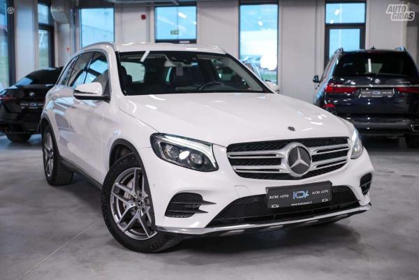 White Mercedes-Benz GLC 350 2017 in Marijampole, with an engine capacity of 3.00 L and mileage of 203 thousand km for 21250 €, photo 2 on AUTOMOTO.COM.LV