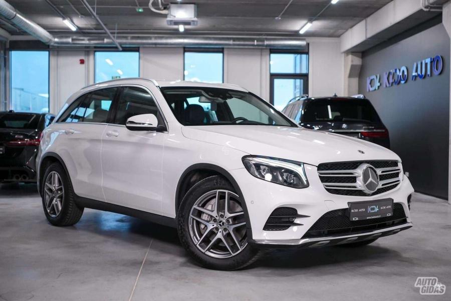 Белый Мерседес GLC 350 2017 в Каунас, объемом двигателя 3.00 л и пробегом 203 тыс. км за 19950 €, фото 1 на AUTOMOTO.COM.LV