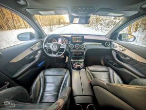Melns Mercedes-Benz GLC 43 AMG 2018 Viļņa, ar dzinēja tilpumu 3.00 L un nobraukumu 115 tūkst. km par 26800 €, foto 31 vietnē AUTOMOTO.COM.LV