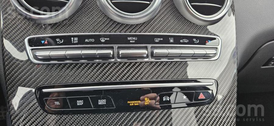 Melns Mercedes-Benz GLC 43 AMG 2020 Rīga, ar dzinēja tilpumu 3.00 L un nobraukumu 0 tūkst. km par 36600 €, foto 9 vietnē AUTOMOTO.COM.LV