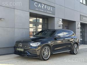 Черный Мерседес GLC 43 AMG 2021 в Рига, объемом двигателя 3.00 л и пробегом 162 тыс. км за 37500 €, фото  на AUTOMOTO.COM.LV