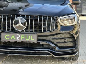 Black Mercedes-Benz GLC 43 AMG 2021 in Riga, with an engine capacity of 3.00 L and mileage of 162 thousand km for 37500 €, photo 3 on AUTOMOTO.COM.LV