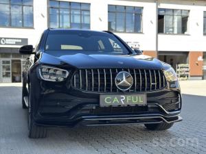 Black Mercedes-Benz GLC 43 AMG 2021 in Riga, with an engine capacity of 3.00 L and mileage of 162 thousand km for 37500 €, photo 5 on AUTOMOTO.COM.LV