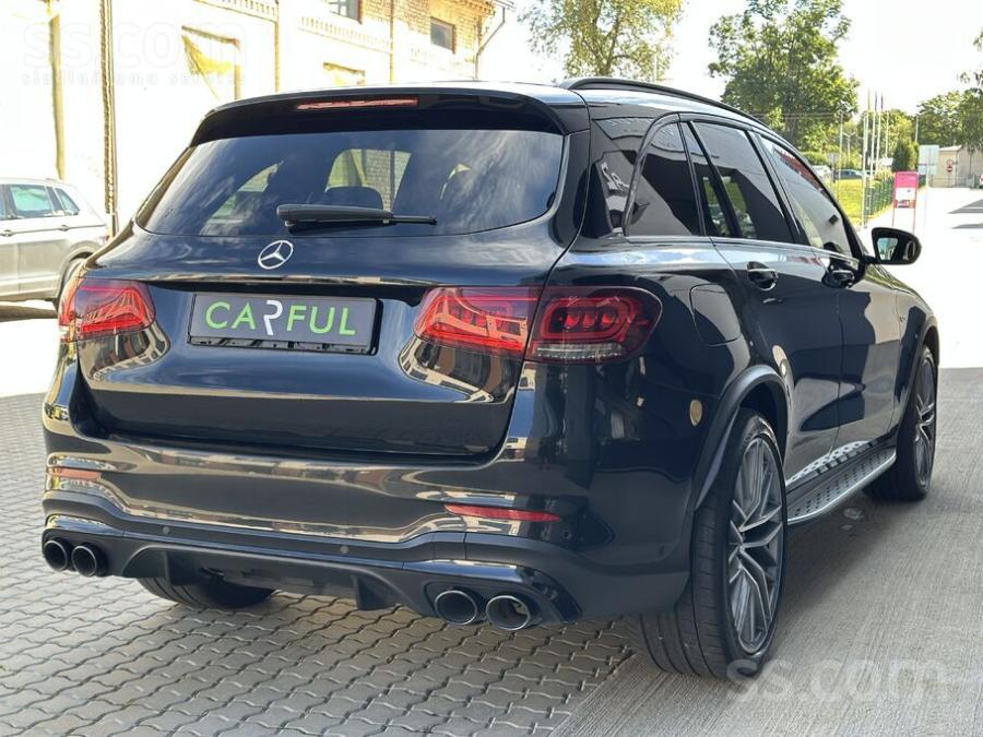 Black Mercedes-Benz GLC 43 AMG 2021 in Riga, with an engine capacity of 3.00 L and mileage of 162 thousand km for 37500 €, photo 12 on AUTOMOTO.COM.LV