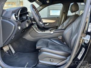 Black Mercedes-Benz GLC 43 AMG 2021 in Riga, with an engine capacity of 3.00 L and mileage of 162 thousand km for 37500 €, photo 13 on AUTOMOTO.COM.LV