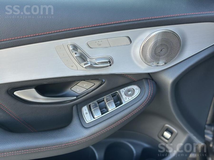 Black Mercedes-Benz GLC 43 AMG 2021 in Riga, with an engine capacity of 3.00 L and mileage of 162 thousand km for 37500 €, photo 18 on AUTOMOTO.COM.LV