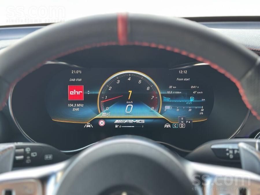 Black Mercedes-Benz GLC 43 AMG 2021 in Riga, with an engine capacity of 3.00 L and mileage of 162 thousand km for 37500 €, photo 32 on AUTOMOTO.COM.LV