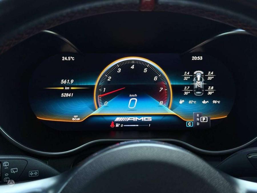 Черный Мерседес GLC 43 AMG 2021 в Вильнюс, объемом двигателя 3.00 л и пробегом 53 тыс. км за 35000 €, фото 20 на AUTOMOTO.COM.LV