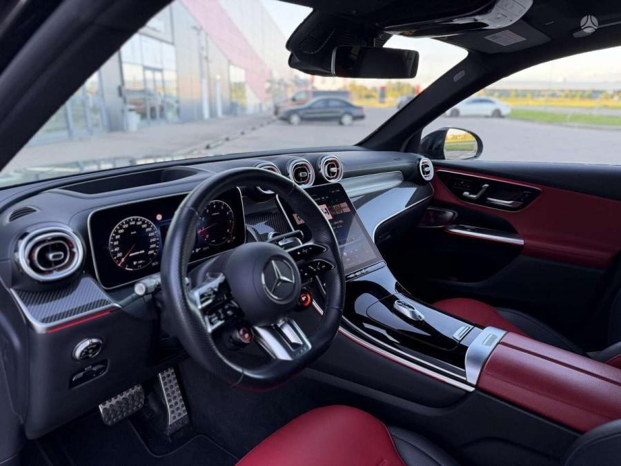 Black Mercedes-Benz GLC 43 AMG 2024 in Panevezys, with an engine capacity of 2.00 L and mileage of 42 thousand km for 67900 €, photo 19 on AUTOMOTO.COM.LV