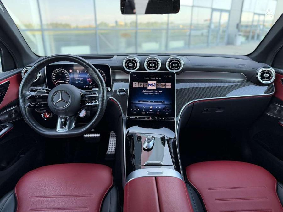 Black Mercedes-Benz GLC 43 AMG 2024 in Panevezys, with an engine capacity of 2.00 L and mileage of 42 thousand km for 67900 €, photo 21 on AUTOMOTO.COM.LV