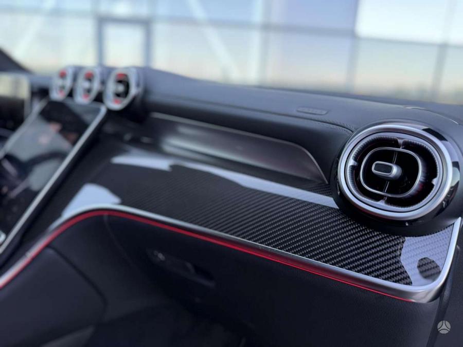 Black Mercedes-Benz GLC 43 AMG 2024 in Panevezys, with an engine capacity of 2.00 L and mileage of 42 thousand km for 67900 €, photo 26 on AUTOMOTO.COM.LV