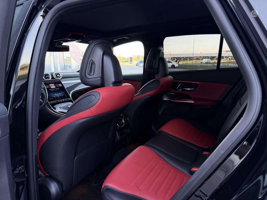 Black Mercedes-Benz GLC 43 AMG 2024 in Panevezys, with an engine capacity of 2.00 L and mileage of 42 thousand km for 67900 €, photo 32 on AUTOMOTO.COM.LV