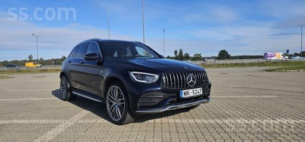 Синий Мерседес GLC 43 AMG 2020 в Рига, объемом двигателя 3.00 л и пробегом 72 тыс. км за 46900 €, фото 4 на AUTOMOTO.COM.LV
