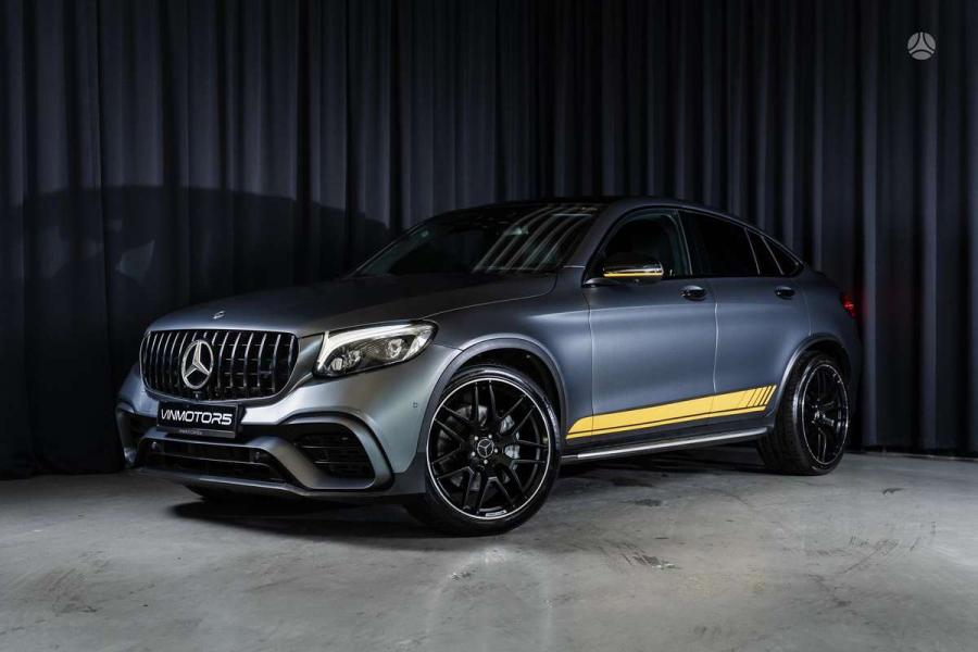 Pelēks Mercedes-Benz GLC 43 AMG 2017 Viļņa, ar dzinēja tilpumu 3.00 L un nobraukumu 83 tūkst. km par 26999 €, foto 1 vietnē AUTOMOTO.COM.LV
