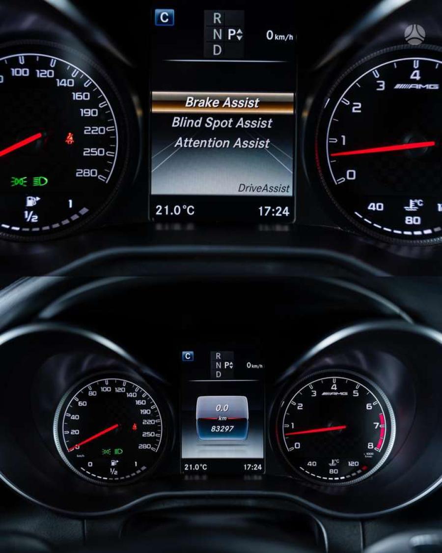 Pelēks Mercedes-Benz GLC 43 AMG 2017 Viļņa, ar dzinēja tilpumu 3.00 L un nobraukumu 83 tūkst. km par 26999 €, foto 21 vietnē AUTOMOTO.COM.LV