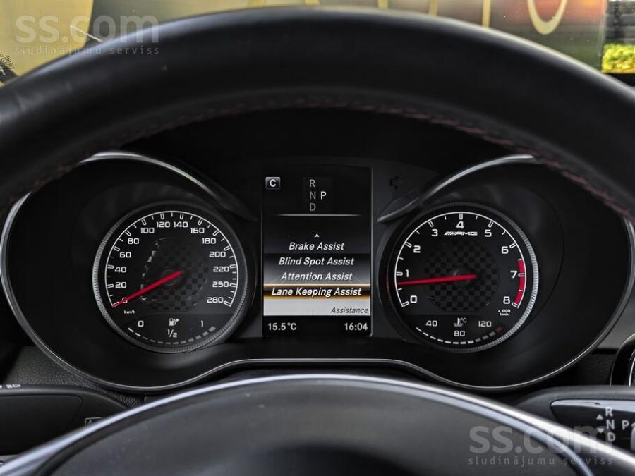 Grey Mercedes-Benz GLC 43 AMG 2018 in Tukums, with an engine capacity of 3.00 L and mileage of 162 thousand km for 31990 €, photo 42 on AUTOMOTO.COM.LV