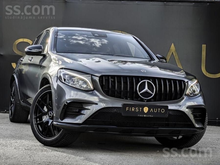Grey Mercedes-Benz GLC 43 AMG 2018 in Tukums, with an engine capacity of 3.00 L and mileage of 162 thousand km for 31990 €, photo 1 on AUTOMOTO.COM.LV