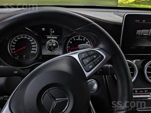 Grey Mercedes-Benz GLC 43 AMG 2018 in Tukums, with an engine capacity of 3.00 L and mileage of 162 thousand km for 31990 €, photo 11 on AUTOMOTO.COM.LV