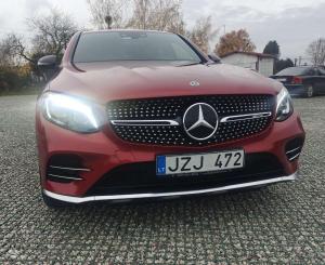 Red Mercedes-Benz GLC 43 AMG 2017 in Kaunas, with an engine capacity of 3.00 L and mileage of 37 thousand km for 39000 €, photo 2 on AUTOMOTO.COM.LV