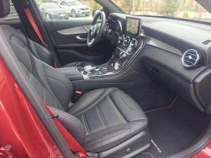 Red Mercedes-Benz GLC 43 AMG 2017 in Kaunas, with an engine capacity of 3.00 L and mileage of 37 thousand km for 39000 €, photo 21 on AUTOMOTO.COM.LV