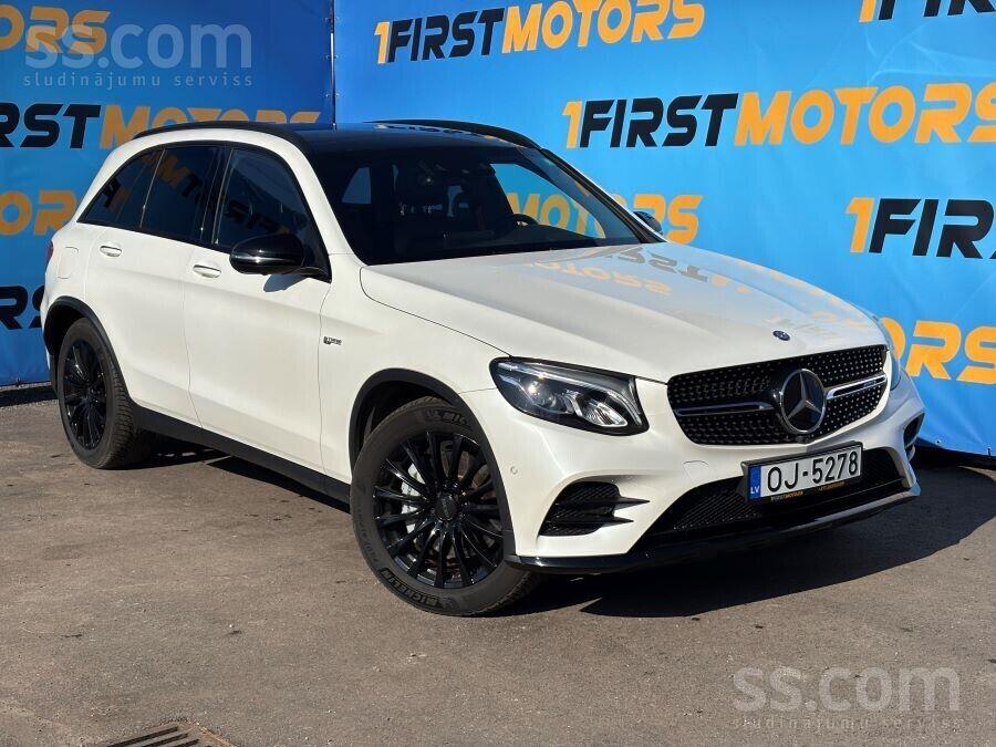 Белый Мерседес GLC 43 AMG 2017 в Рига, объемом двигателя 3.00 л и пробегом 170 тыс. км за 26950 €, фото 4 на AUTOMOTO.COM.LV