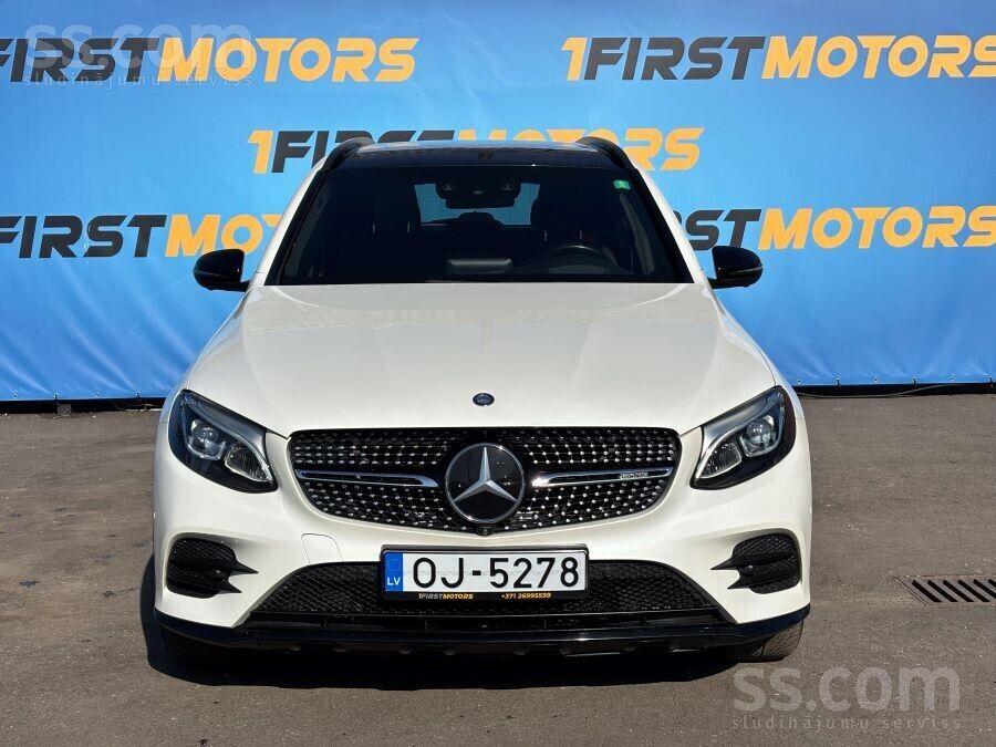 Белый Мерседес GLC 43 AMG 2017 в Рига, объемом двигателя 3.00 л и пробегом 170 тыс. км за 26950 €, фото 6 на AUTOMOTO.COM.LV