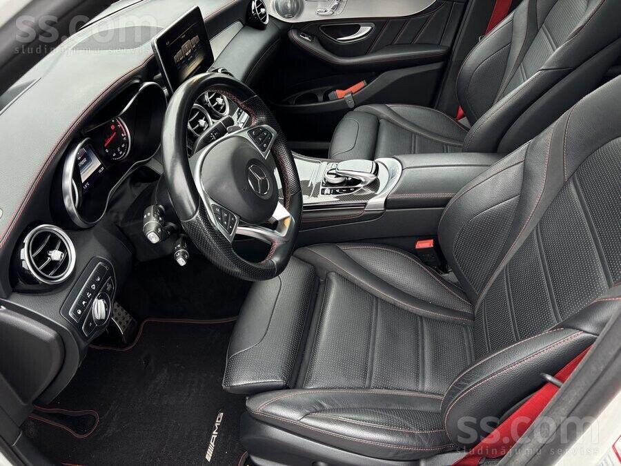 Белый Мерседес GLC 43 AMG 2017 в Рига, объемом двигателя 3.00 л и пробегом 170 тыс. км за 26950 €, фото 12 на AUTOMOTO.COM.LV