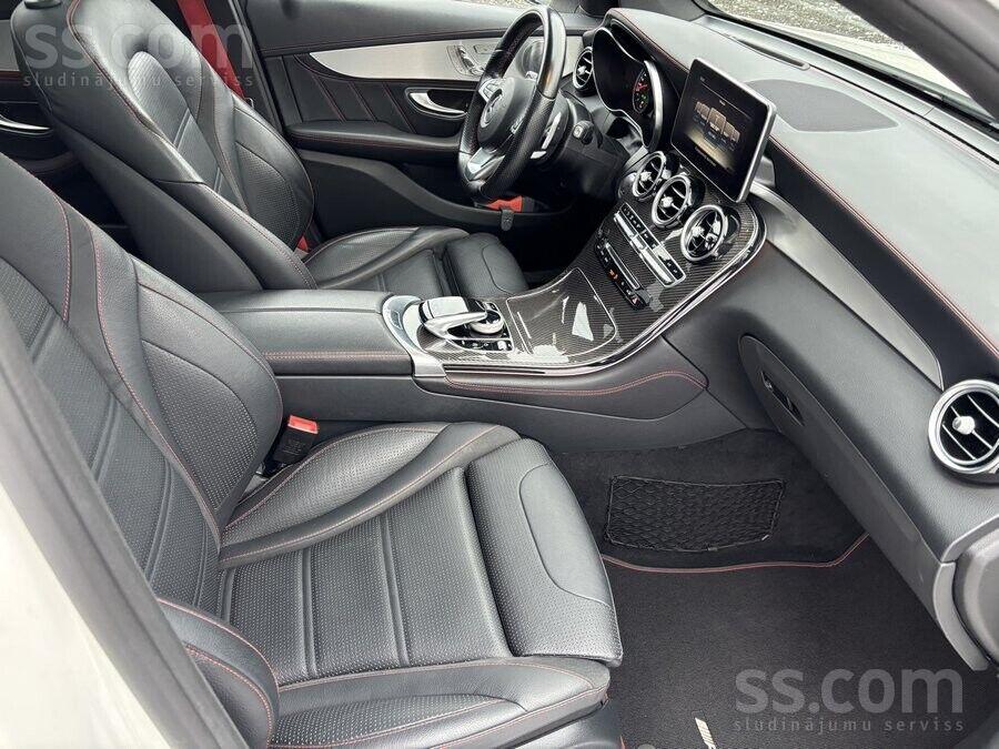 Белый Мерседес GLC 43 AMG 2017 в Рига, объемом двигателя 3.00 л и пробегом 170 тыс. км за 26950 €, фото 13 на AUTOMOTO.COM.LV