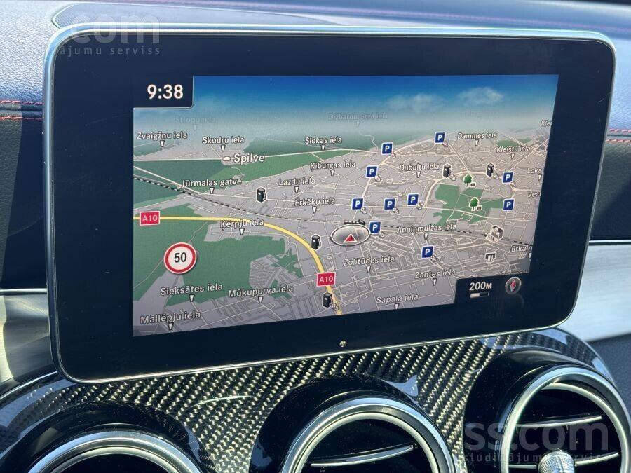 Белый Мерседес GLC 43 AMG 2017 в Рига, объемом двигателя 3.00 л и пробегом 170 тыс. км за 26950 €, фото 16 на AUTOMOTO.COM.LV