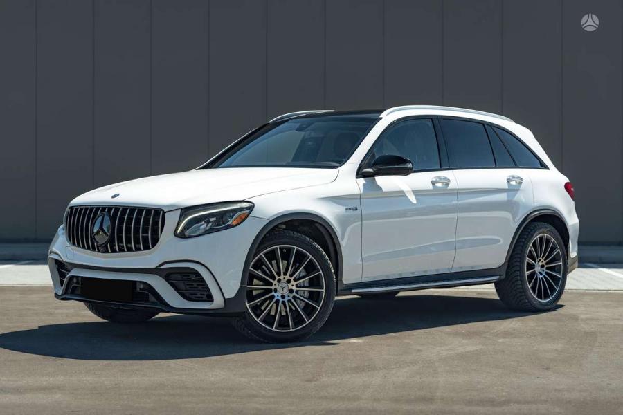 Белый Мерседес GLC 43 AMG 2017 в Клайпеда, объемом двигателя 0.00 л и пробегом 160 тыс. км за 22900 €, фото 1 на AUTOMOTO.COM.LV