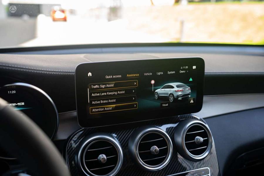 Balts Mercedes-Benz GLC 43 AMG 2020 Viļņa, ar dzinēja tilpumu 3.00 L un nobraukumu 74 tūkst. km par 42500 €, foto 31 vietnē AUTOMOTO.COM.LV