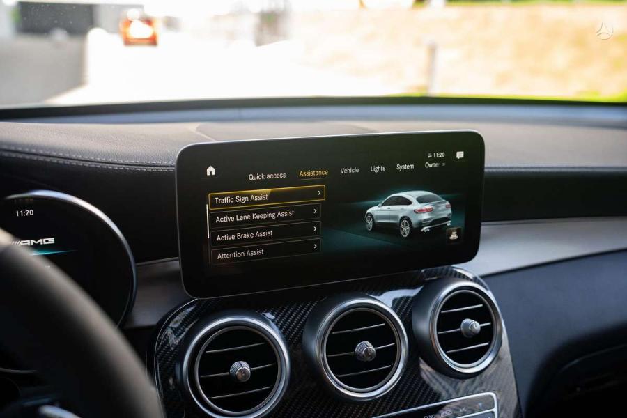 Balts Mercedes-Benz GLC 43 AMG 2020 Viļņa, ar dzinēja tilpumu 3.00 L un nobraukumu 74 tūkst. km par 42500 €, foto 32 vietnē AUTOMOTO.COM.LV
