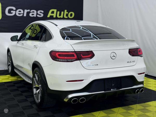 White Mercedes-Benz GLC 43 AMG 2023 in Vilnius, with an engine capacity of 3.00 L and mileage of 22 thousand km for 44500 €, photo 7 on AUTOMOTO.COM.LV