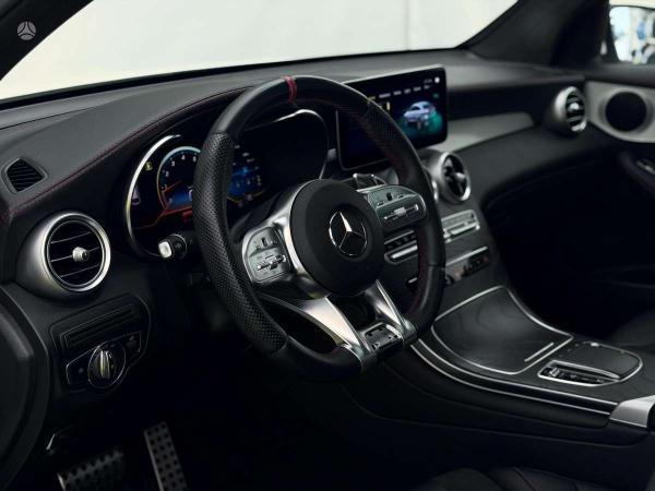 White Mercedes-Benz GLC 43 AMG 2023 in Vilnius, with an engine capacity of 3.00 L and mileage of 22 thousand km for 44500 €, photo 10 on AUTOMOTO.COM.LV