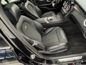 Black Mercedes-Benz GLC 63 AMG 2019 in Avizieniai, with an engine capacity of 4.00 L and mileage of 67 thousand km for 42900 €, photo 5 on AUTOMOTO.COM.LV