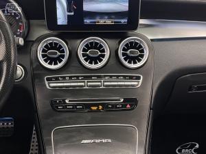 Black Mercedes-Benz GLC 63 AMG 2019 in Avizieniai, with an engine capacity of 4.00 L and mileage of 67 thousand km for 42900 €, photo 19 on AUTOMOTO.COM.LV
