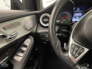 Black Mercedes-Benz GLC 63 AMG 2019 in Avizieniai, with an engine capacity of 4.00 L and mileage of 67 thousand km for 42900 €, photo 37 on AUTOMOTO.COM.LV