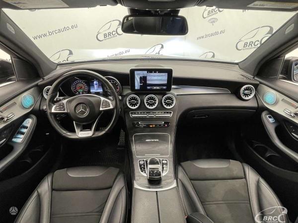 Black Mercedes-Benz GLC 63 AMG 2019 in Vilnius, with an engine capacity of 3.98 L and mileage of 67 thousand km for 38900 €, photo 4 on AUTOMOTO.COM.LV